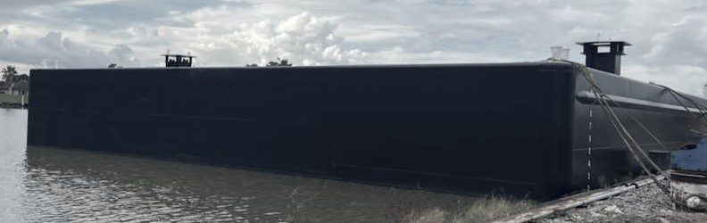 160' x 72' x 12' ABS Deck/Spud Barge For Lease - Heartland Barge