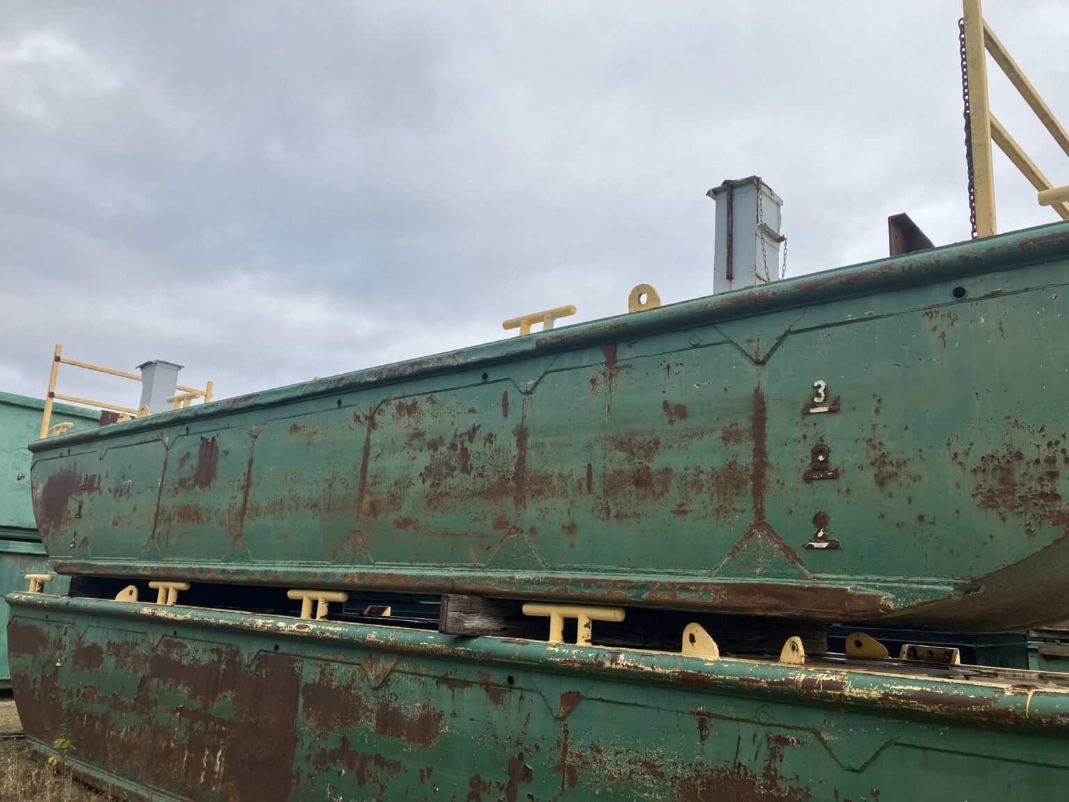 (3) 40' x 8' x 5' Sectional Barges - Heartland Barge